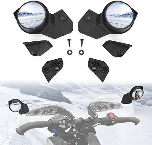 Ski-Doo Pivoting Mirror Kit For Vehicles with Transparent, Flexible, or ...