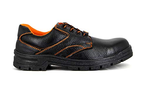 Buy JK Port Men New Steel Toe and First PVC Molded Safety Shoe Black at ...