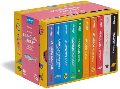 My First Bilingual Library: A Spanish-English Vocabulary Board Book Set ...