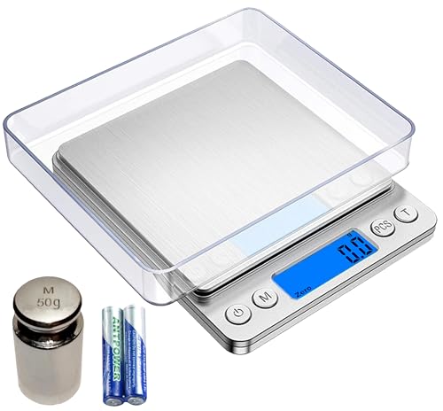 Digital Food Gram Scale Mini Pocket Scale for Food Ounces and Grams ...