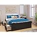 Amazon.com: Prepac Mate's Full 6-Drawer Minimalist Platform Storage Bed ...