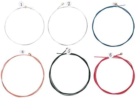 Amazon.com: Bass Guitar String, 6 Pcs Electric Bass String Tuning ...
