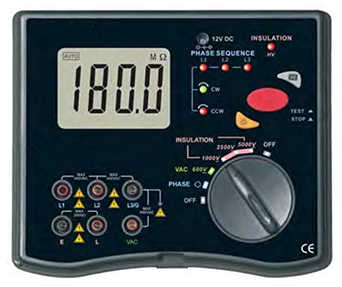 Digital Insulation Tester (IRT Range 5 KV to 200G Ohm) by mlabs ...