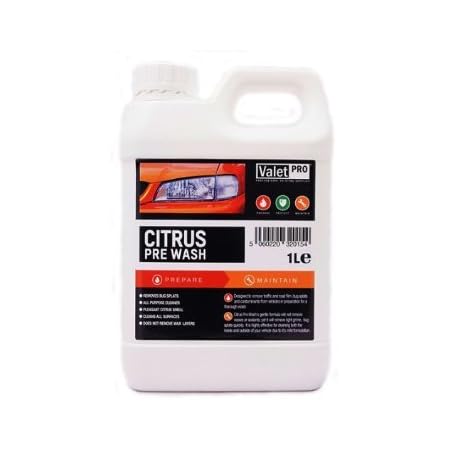 ValetPRO Citrus Pre-Wash Cleaner with Citrus Oils - Breaks Down Dirt and Road Grime - 1 L ...