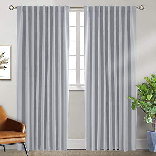Amazon.com: BGment Rod Pocket and Back Tab Blackout Curtains for ...
