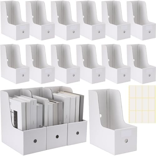 Amazon.com : Funrous 12 Pieces Large Magazine File Holders Cardboard ...