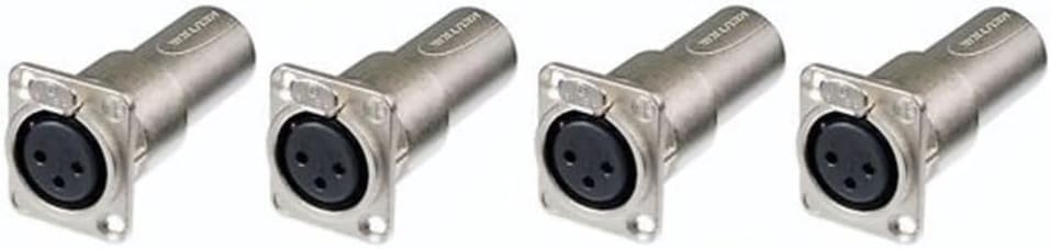 Amazon.com: usbargainsound 4 Neutrik NA3FDM Adapter 3 Pin Mic XLR ...