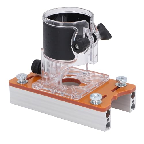 2 in 1 Invisible Fastener Slotting Bracket, Woodworking Router Base ...