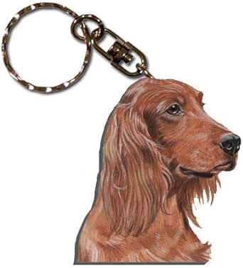 Amazon.com: Irish Setter Keychain Wooden : Automotive