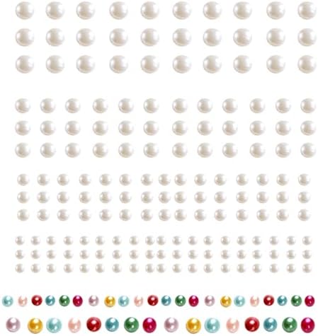 Amazon.com: 3872Pcs Self Adhesive Pearl Stickers Pearls Gems Sticker ...