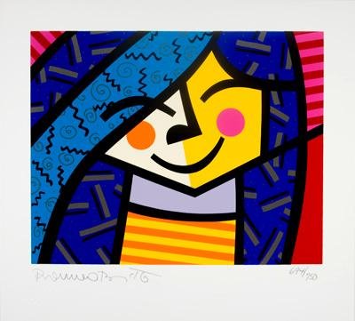 Romero Britto [SIGNED].: Aaron; Joel Taffet Young: Amazon.com: Books