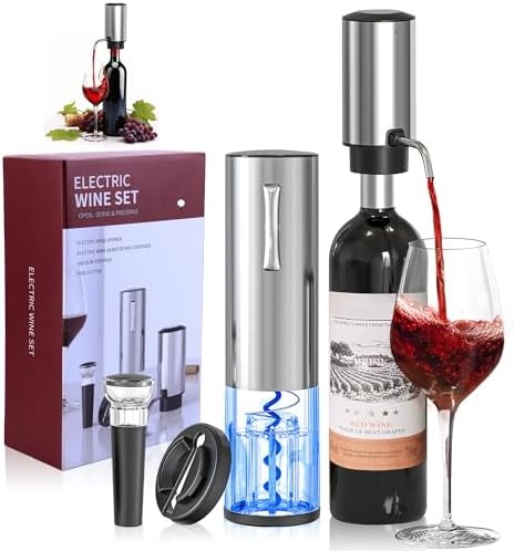 Amazon.com: Rabbit Electric Wine Tool Set - 5-Piece Wine Accessory ...