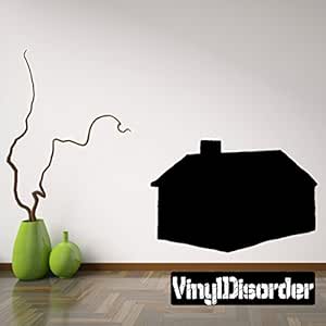 Amazon.com: Log Cabin Wall Decal - Vinyl Decal - Car Decal - 001 ...