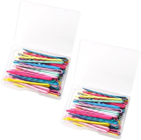 Amazon.com : 100 Pcs Colorful Metal Bobby Pins Large Colored Hair Pins ...