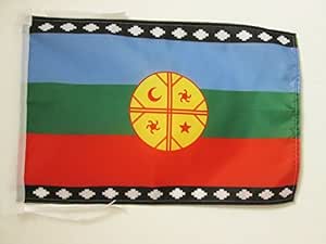 AZ FLAG Drapeau Mapuches du Chili 45x30cm - PAVILLON amérindien ...