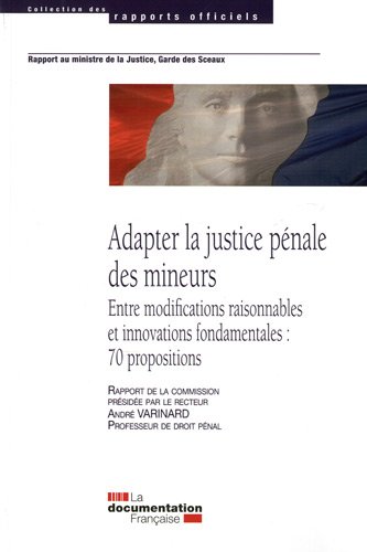 Amazon.com: Adapter la justice pénale des mineurs : Entre modifications ...