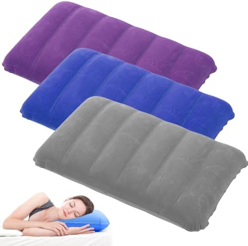 Inflatable Pillow, 2Pcs Blow up Pillow,Inflatable Pillows for Camping ...