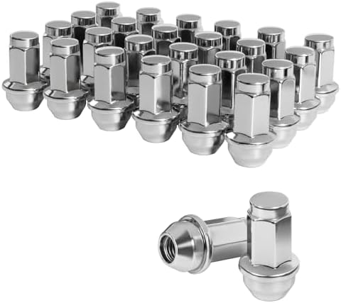 Ford F150 Lug Nuts Set Of 24 Chrome Lug Nuts - 14x2.0, One-Piece OEM ...