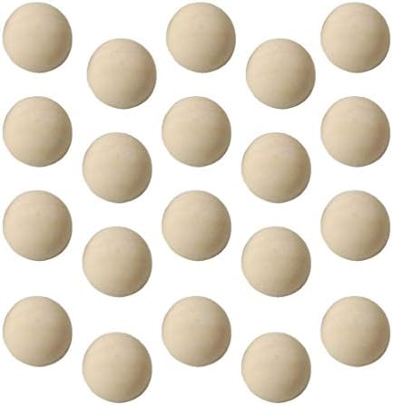 SEWACC Demi Boule Bois 30mm 200 Pcs Demi-Boules en Bois Non Mini Hémisphère Demi Boules ...