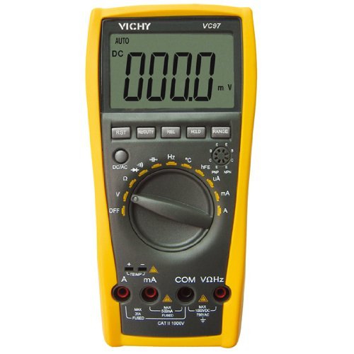 VC97 3 3/­4 Auto Range Digital Multimeter All Function & Carry Bag ...