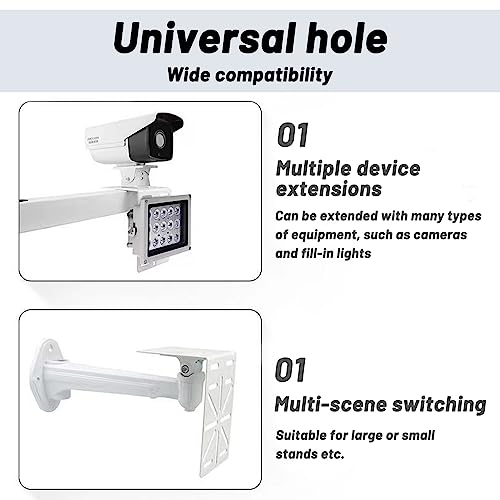 Universal Pole Mount Bracket, L-shaped Wall Mount for Camera, Camera ...