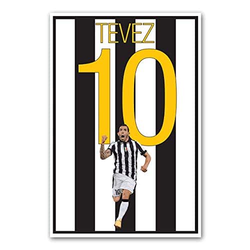 Amazon.com: Carlos Tevez Poster - Juventus Art : Handmade Products