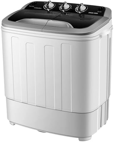 Amazon.com: Upgraded Portable Washing Machine and Dryer, Twin Tub Mini ...