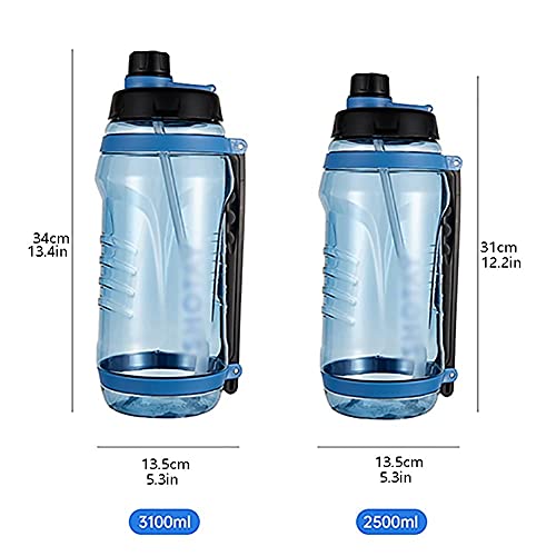 Waterfles Grote waterfles met strosport Waterpot Plastic Waterflessen ...