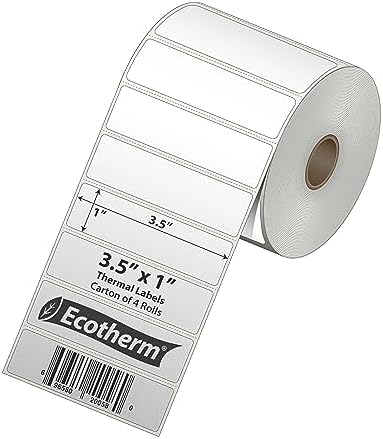 Amazon.com : Avery White Computer Labels, 15/16" x 3-1/2", Dot Matrix ...