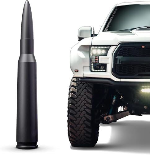 Amazon.com: Bullet Antenna Chevy Silverado & GMC Sierra Trucks - 50 Cal ...
