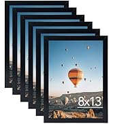 Amazon.com - JCJMY 8x13 Picture Frame Black for Wall Hanging or ...