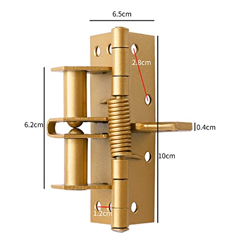 2Pcs 4inch Self-Opening Spring Hinges Automatic Door Self-Closing Hinge ...