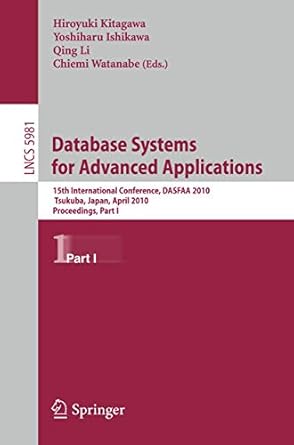 Buy Database Systems for Advanced Applications: 15th International ...