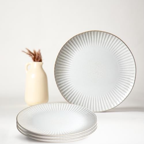 Anko Sable Stoneware Side Plates - Set of 4 | Premium Crockery for ...