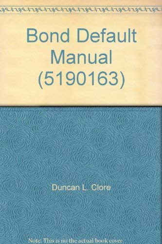 Bond Default Manual (5190163): 9781570731693: Amazon.com: Books