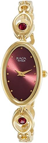 Titan Metal Analog Brown Dial Women's Watch-2601Wm04/Np2601Wm04, Band ...