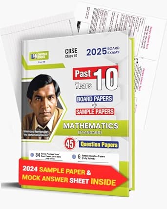 Shivdas CBSE Class 10 Past 10 Years Solved Papers Mathematics Standard