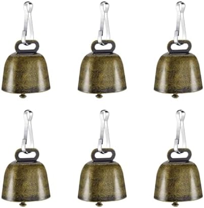 Amazon.de: Geoyien Kuhglocke, 6 Stück Glocke, Deko Glocken Weihnachten ...
