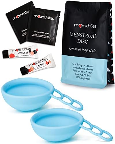 Amazon.com: MOONTHLIES Reusable Menstrual Disc | Period Disc with ...
