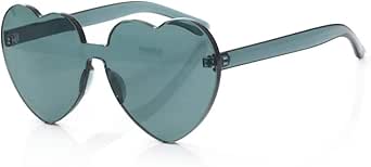 Amazon.com: EHH - Heart Shaped Sunglasses （Heart - Black） : Clothing ...