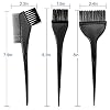 Hair Dye Color Brush and Bowl Set, 4Pcs Color Bowl Brushes Tool Mixing ...