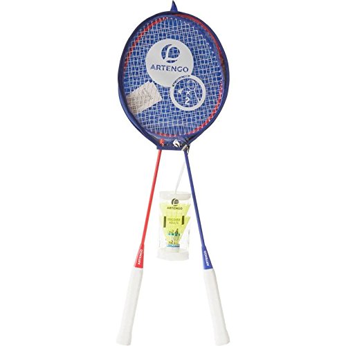 Artengo Adult Badminton Rackets Set - Blue/Red : Amazon.in: Home & Kitchen