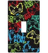 Video Game Light Switch Cover Plates Decorative Single Toggle Wall ...