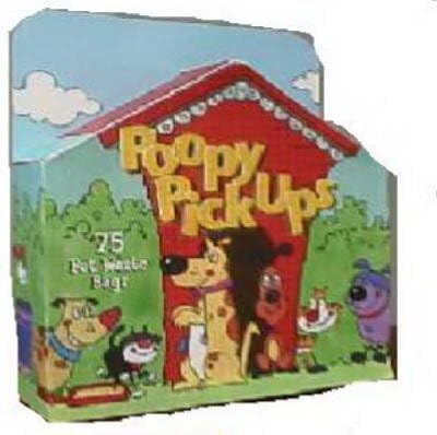 Amazon.com : Poopy Products 10-1 Poopy Pickups Waste Pick Up Bags, 75 ...