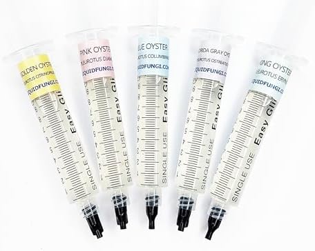 Amazon.com: Liquid Culture Syringe 5 Pack - Medicinal Mushroom Mycology ...
