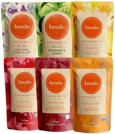 Amazon.com : Brodo Broth Variety Pack | 1 Chicken, 1 Hearth, 1 Deeply ...