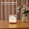 Amazon.com: Kakoda Essential Oil Diffusers, Glass and Real Wood Base ...