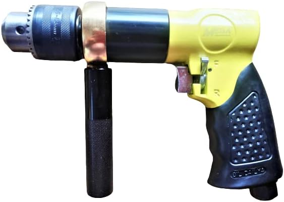 IZOM Iz-4031 3/8" (10Mm) Pneumatic Reversible Drill 1800 Rpm Aluminum ...