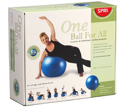 Buy SPRI One-Ball-For-All Kit with 65-Centimeter Ball, Pump, and ...
