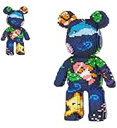 Amazon.com: VIIOVOIIV TK Teddy Blocks Bear Micro Building Blocks Set ...